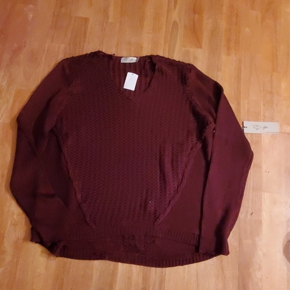 RD Style | Sweaters | Nwt Rd Style Deep Burgundy Sweater Large | Poshmark